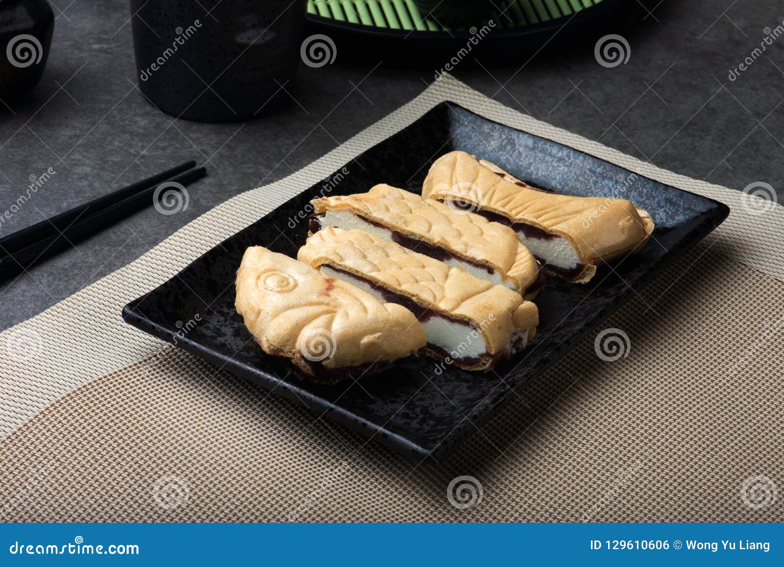 Japanese Fish Wafer Ice Cream Stock Photo - Image of icecream, comfort ...