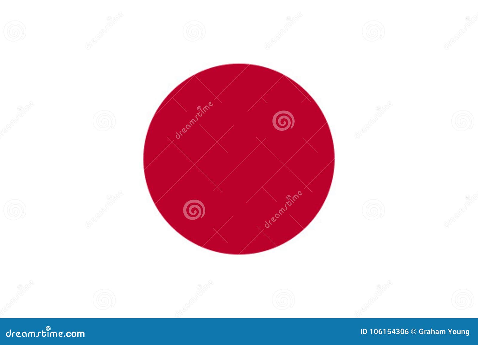 Japanese Flag accurate stock illustration. Illustration of emblem ...