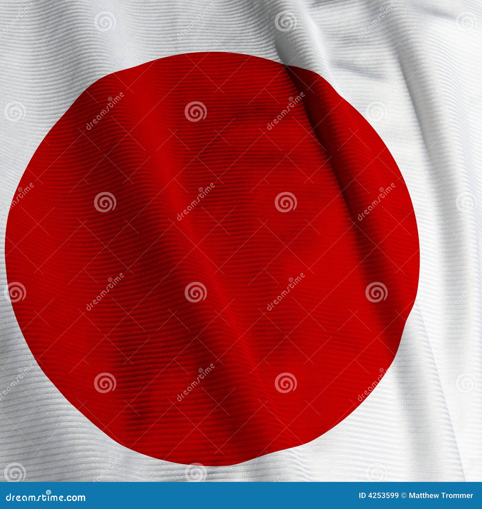 Japanese Flag Closeup stock image. Image of japan, macro - 4253599