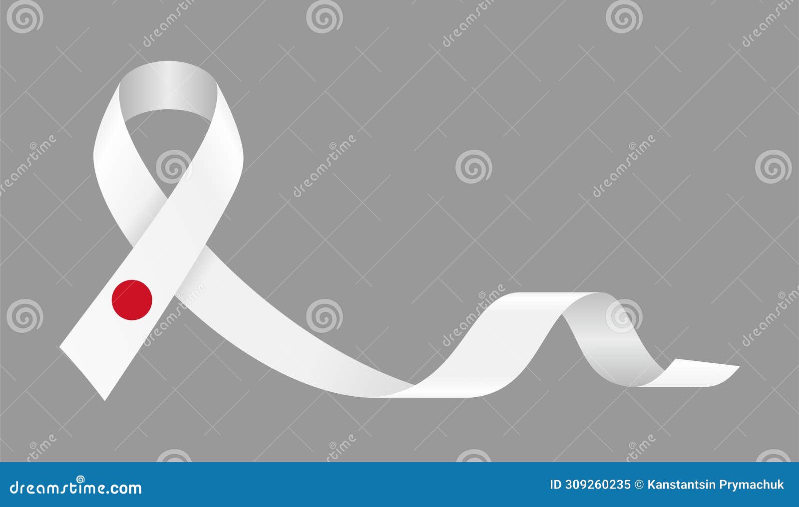 Japanese Flag Stripe Ribbon Wavy Background Layout. Vector Illustration ...