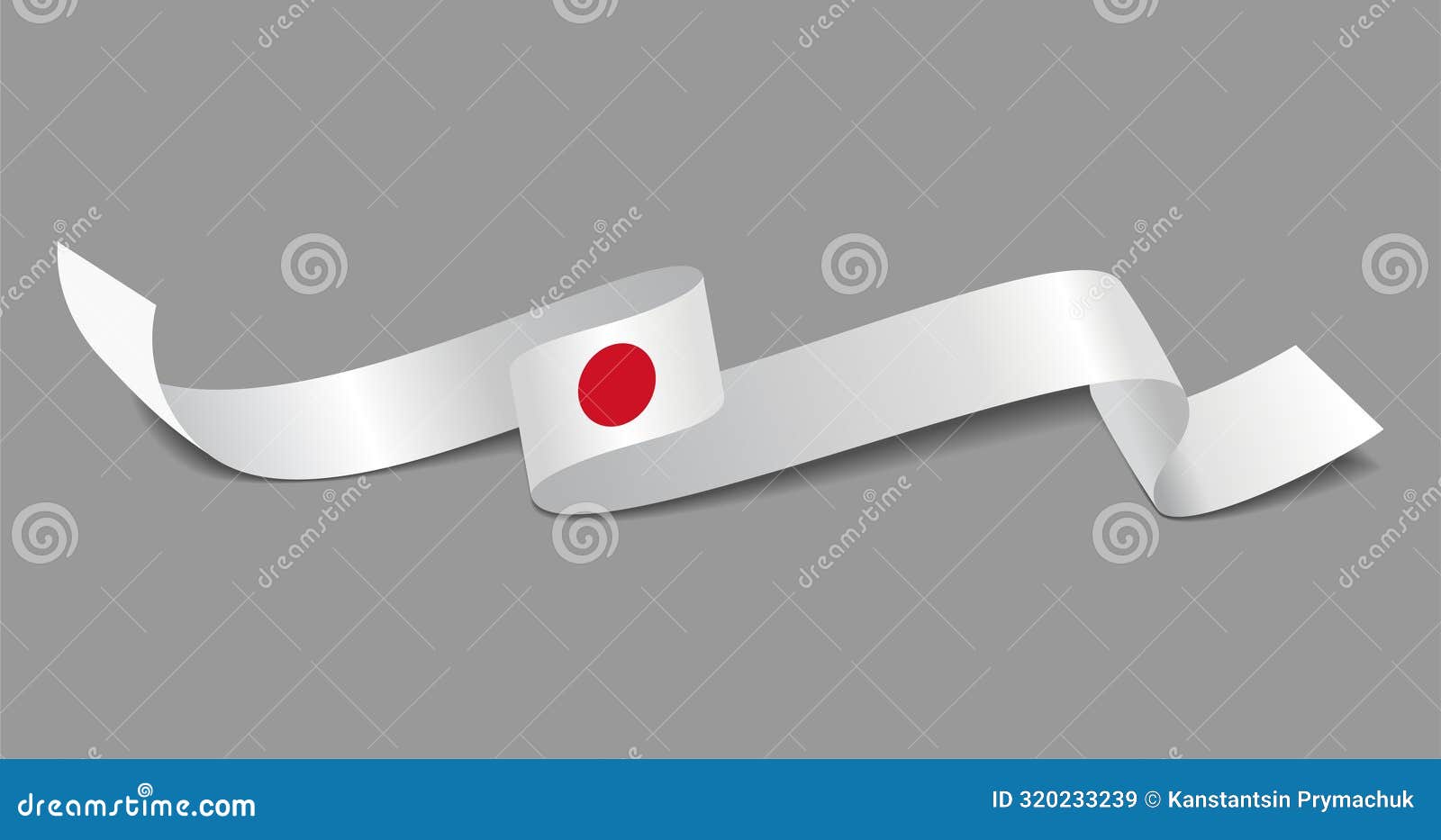 Japanese Flag Wavy Abstract Background. Vector Illustration. Stock ...