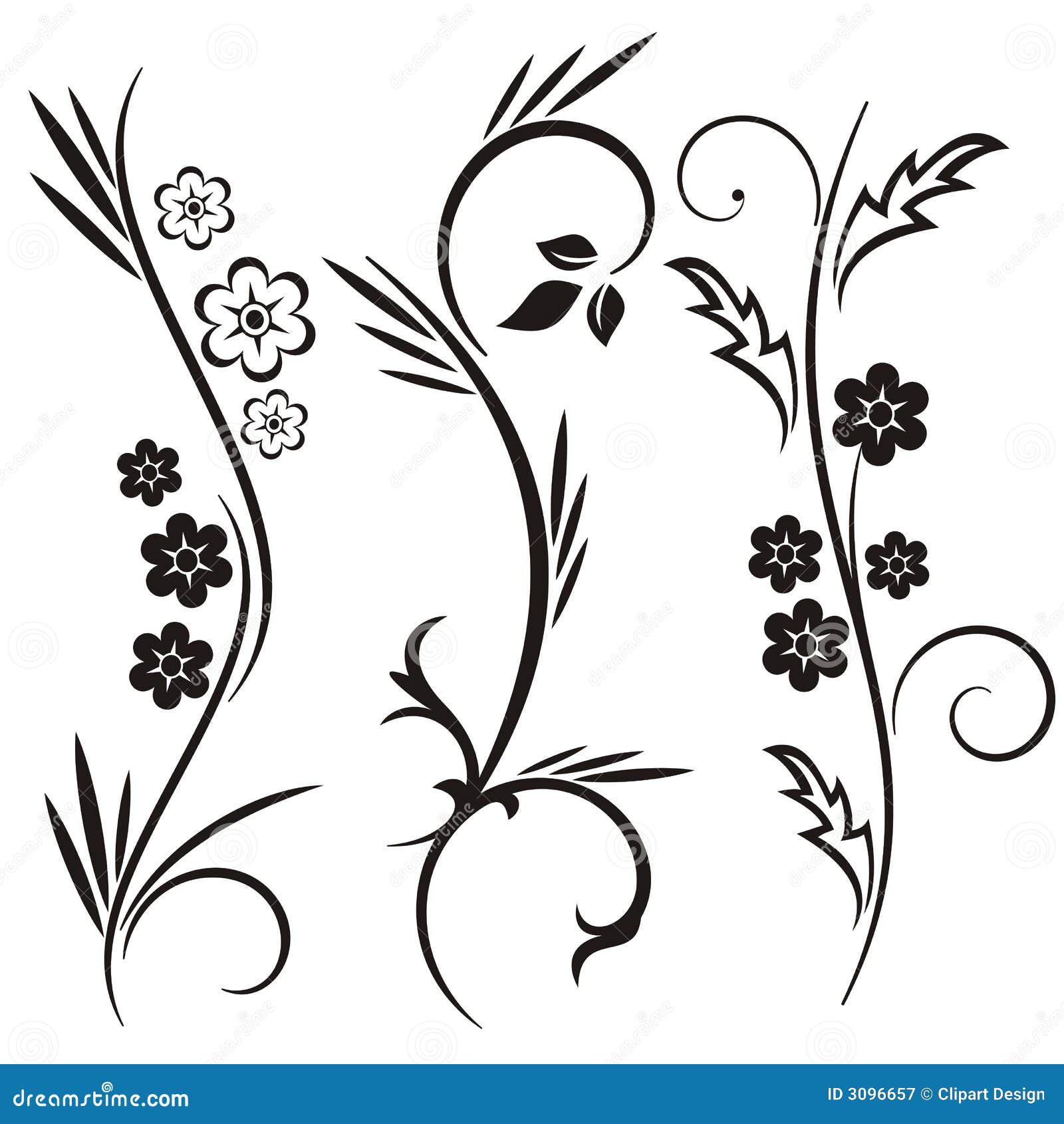 Japanese Flower Design Simple