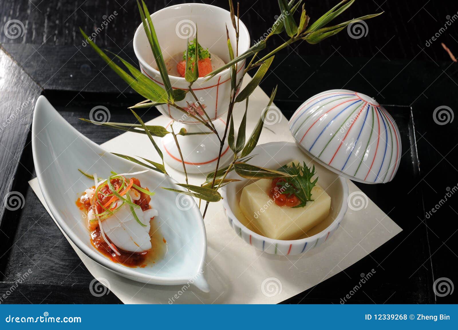 Japanese food stock photo. Image of meal, fine, plate - 12339268