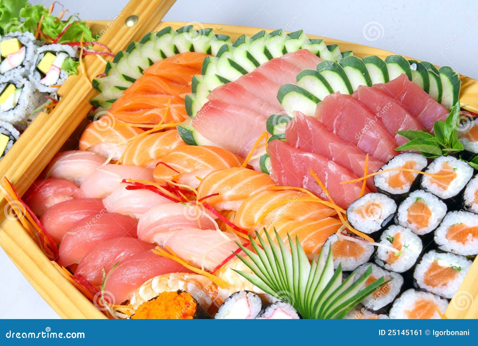 Japanese Food stock image. Image of seafood, roll, gourmet - 25145161