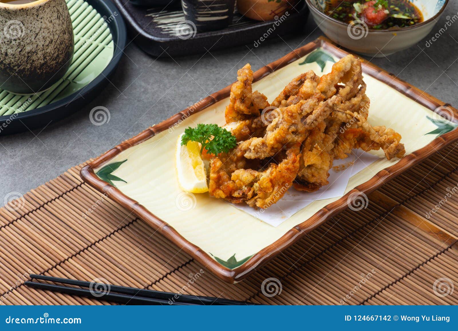 Japanese Food - Soft Shell Crab Stock Photo - Image of seafood, fresh ...