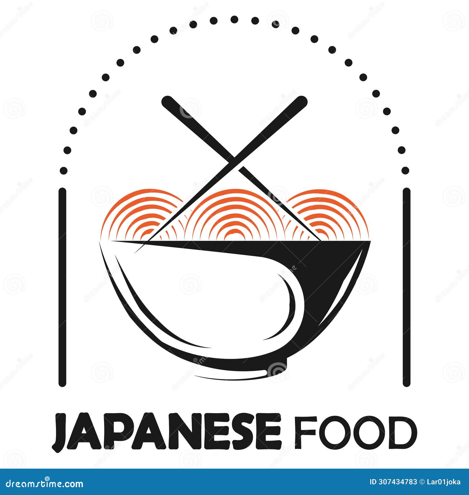 Japanese Food Local Food Logo Vector Stock Vector - Illustration of ...