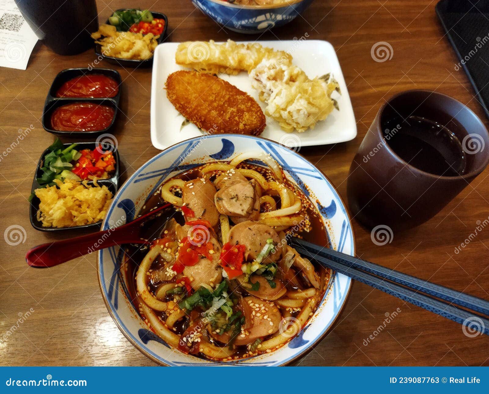 Japanese Food Marugame Udon Editorial Stock Photo - Image of soup ...