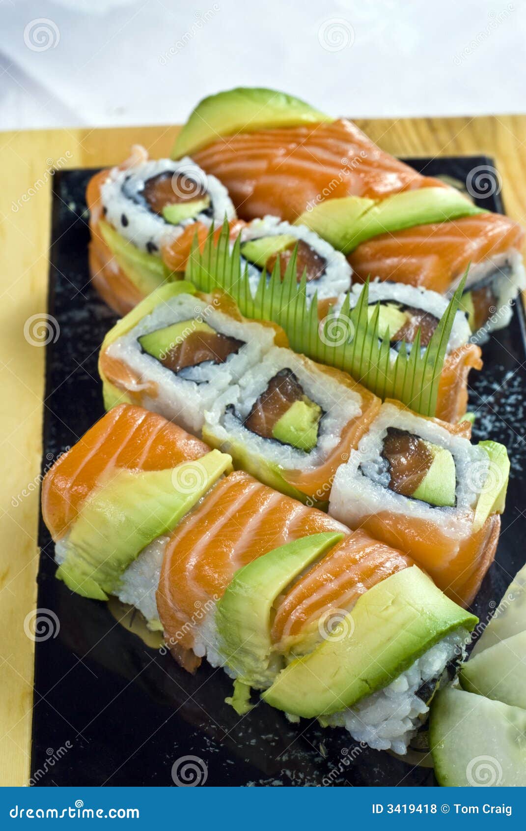 Japanese Food, Menu maki stock photo. Image of colorful - 3419418