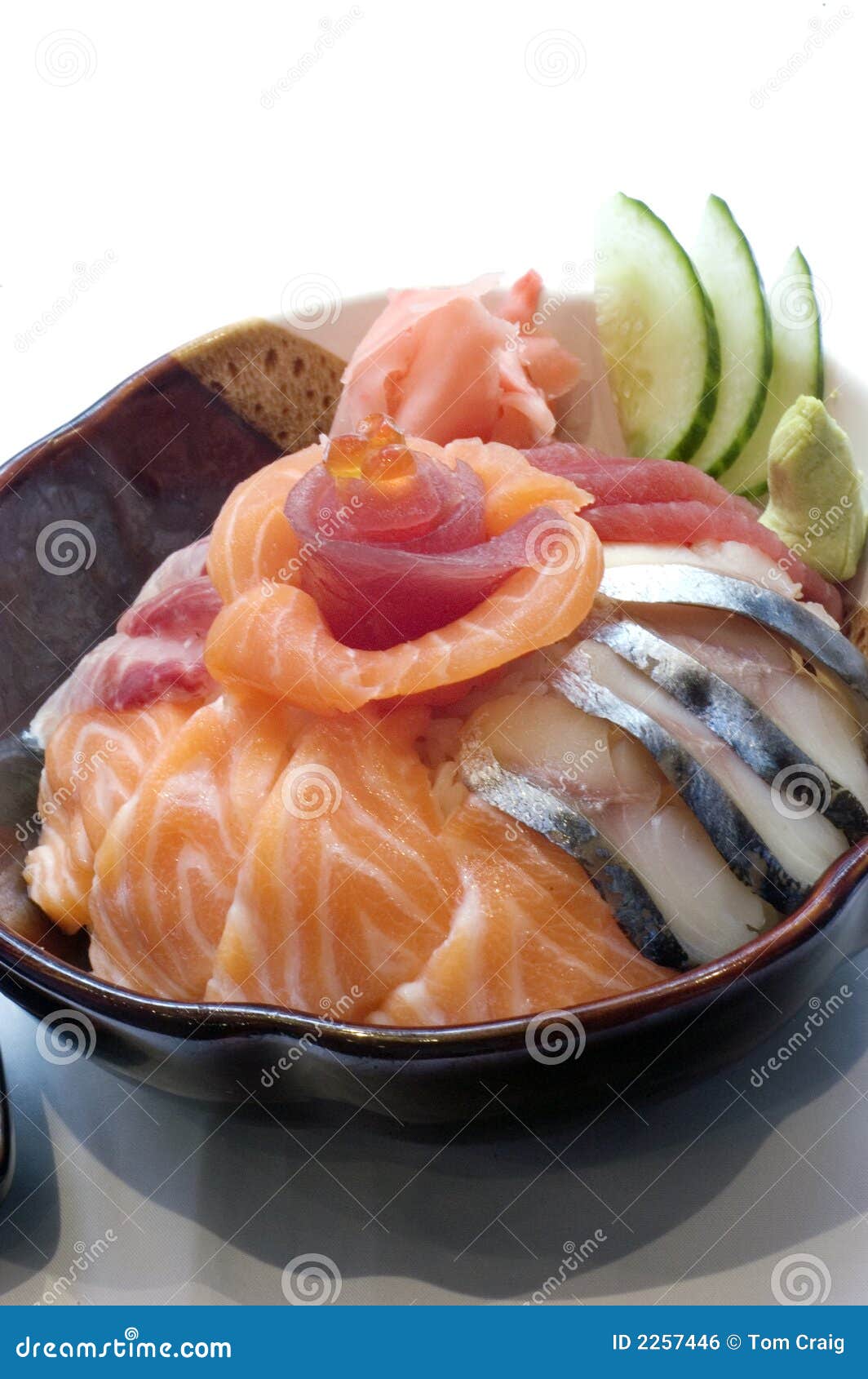 Japanese Food, Mixed Sashimi Stock Photo - Image of healthy ...