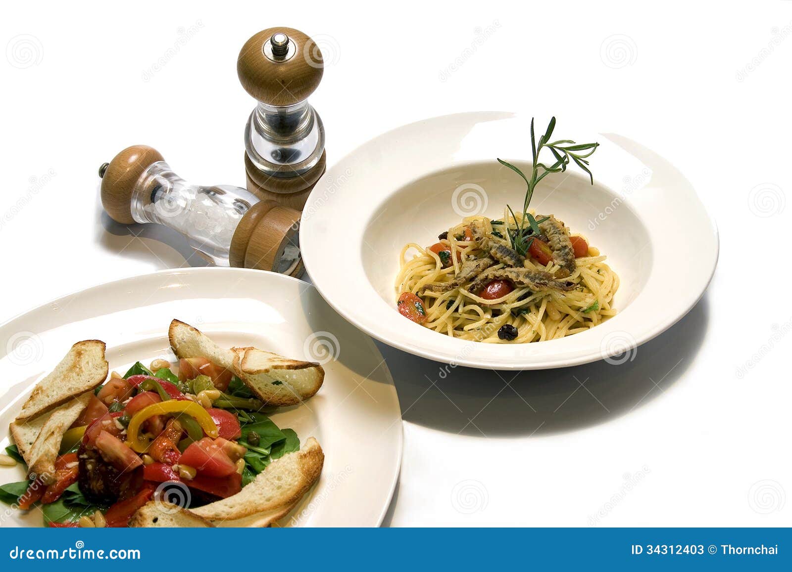 Japanese Food Set In Japan Style Stock Image - Image of symbol, soba ...