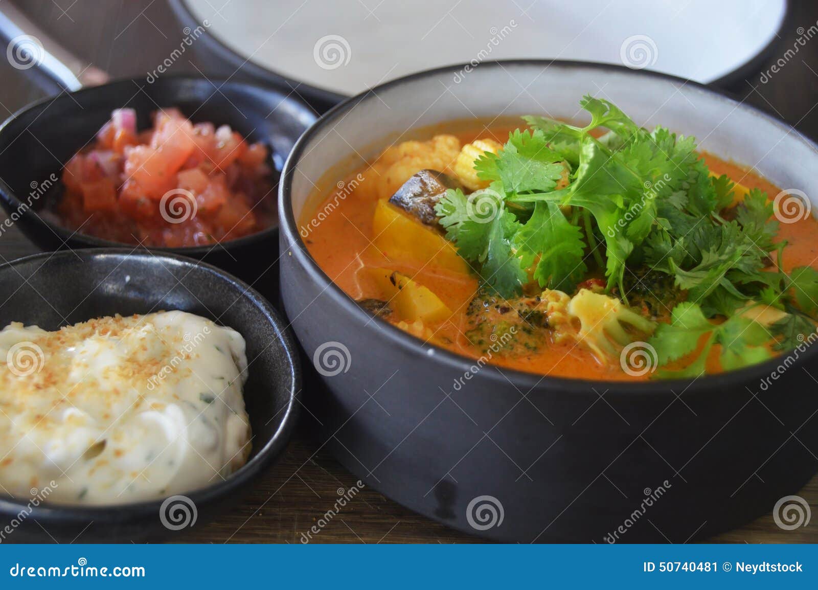 Japanese food soap stock image. Image of bowl, culinary - 50740481
