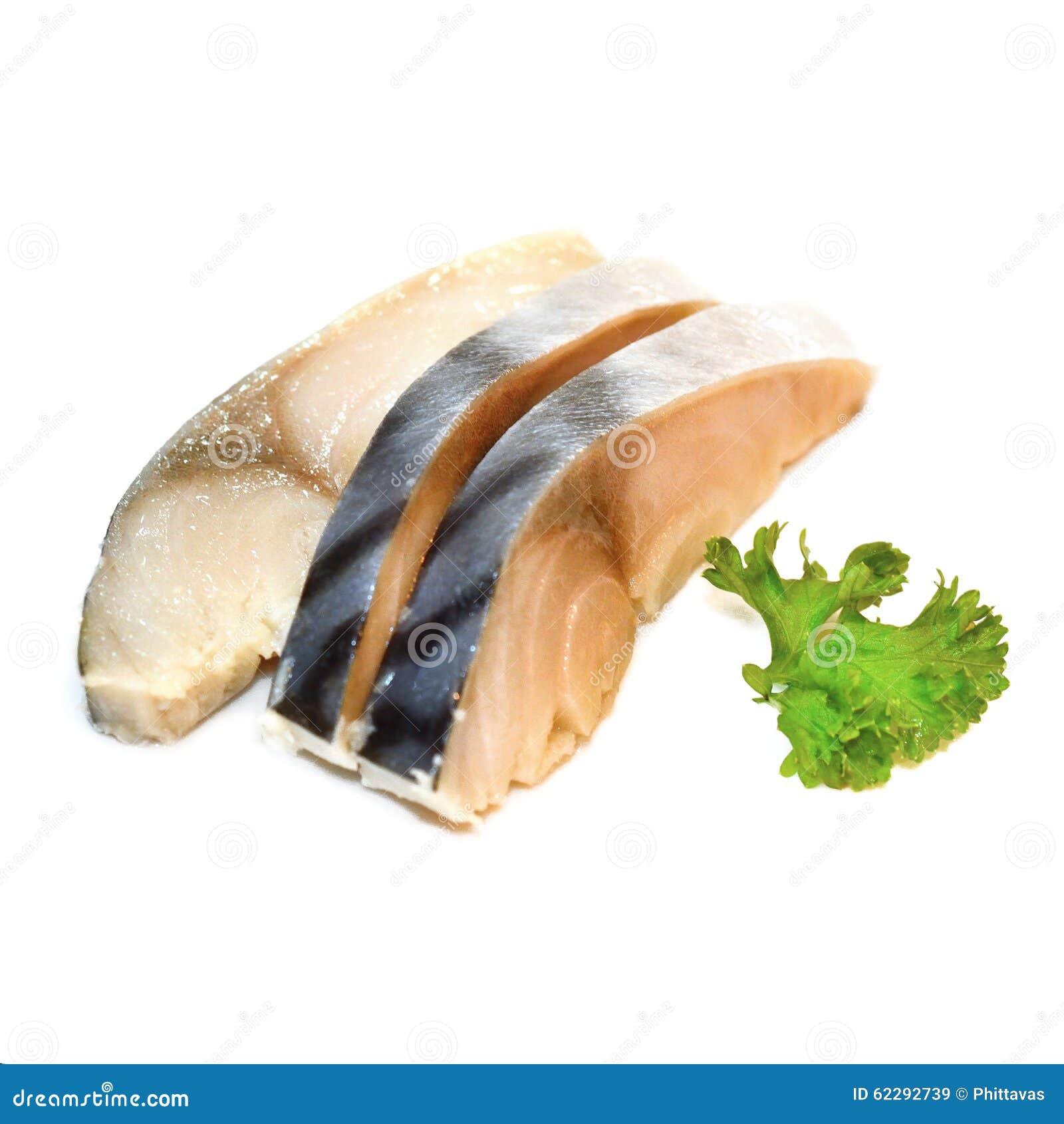 Japanese Food Style , Fresh Saba Fish Isolate on White Stock Image ...
