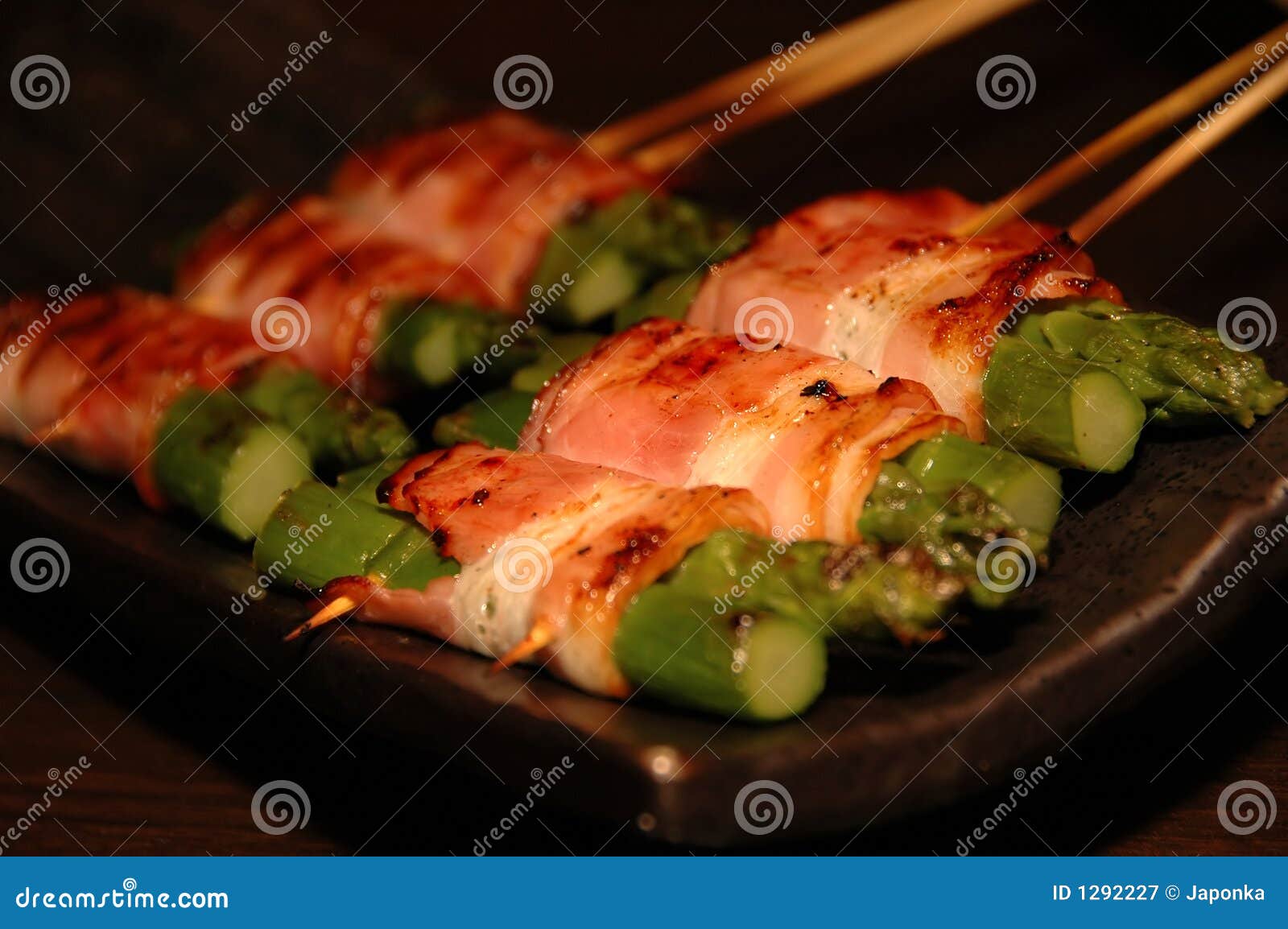 Japanese food - yakiniku stock image. Image of bacon, porco - 1292227
