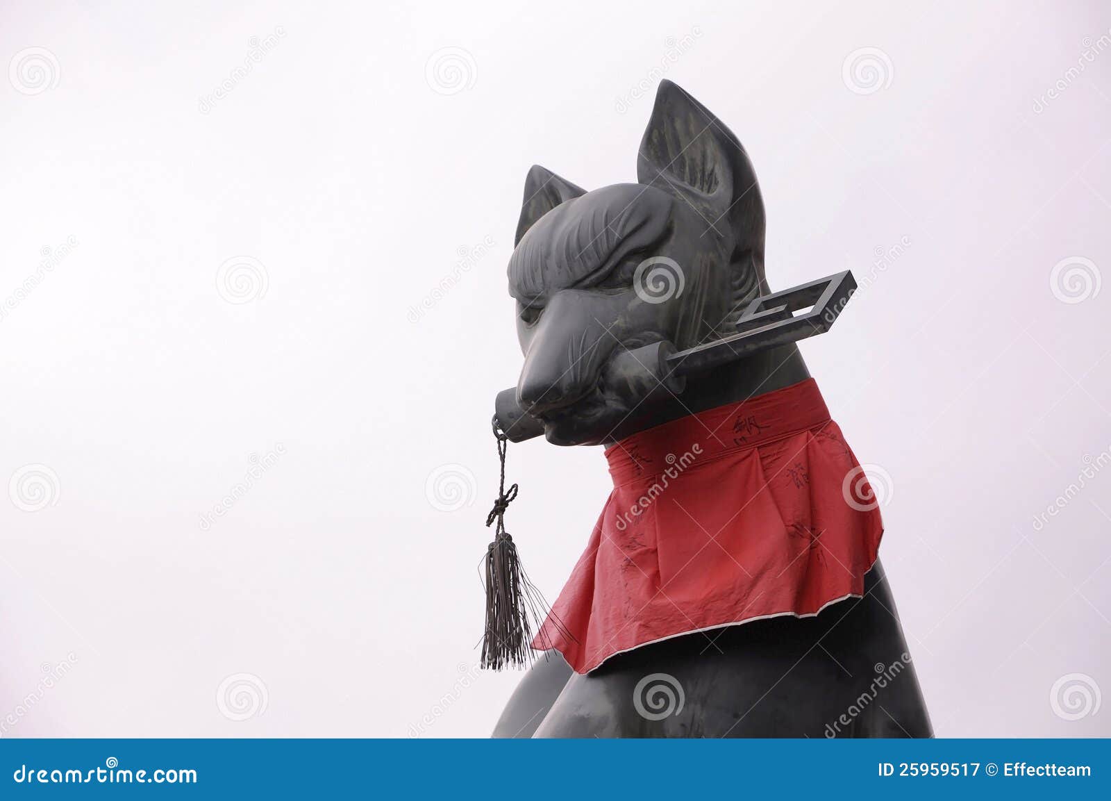 Japanese Fox Deity of Wealth 3 Stock Image - Image of fortune ...