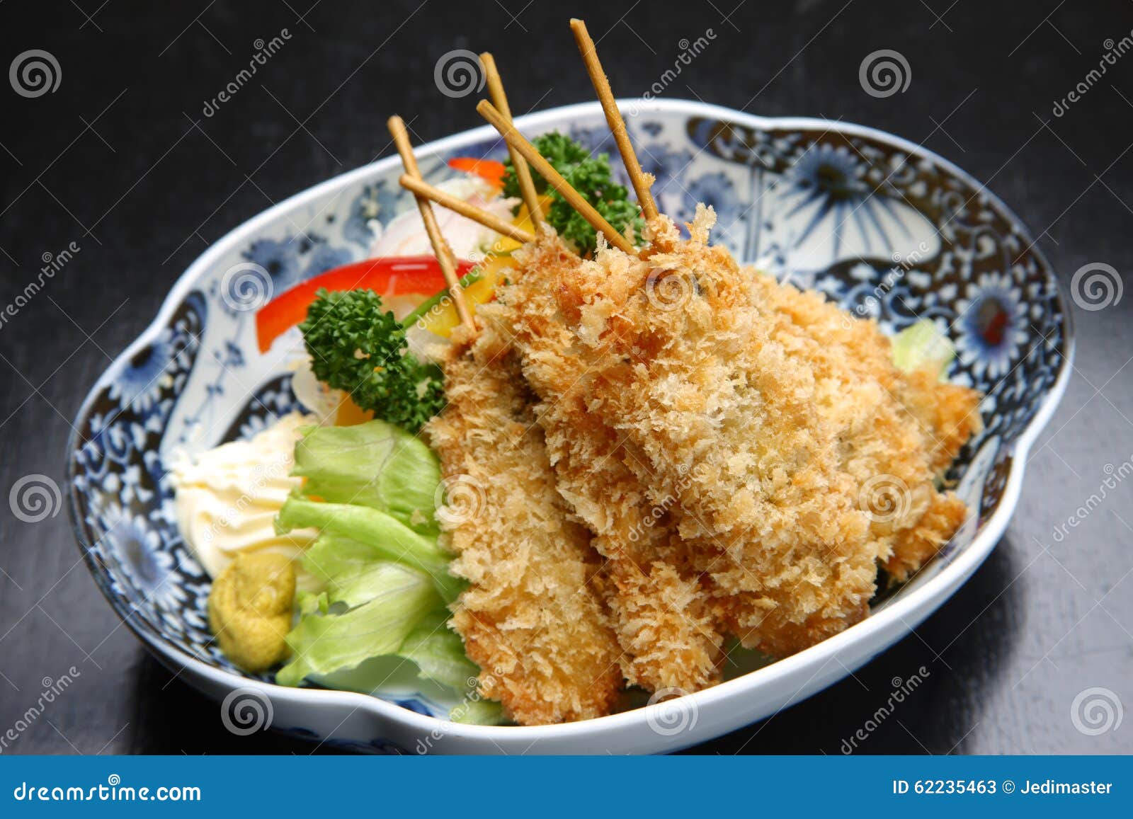 Japanese fried fish stock image. Image of grill, plate - 62235463