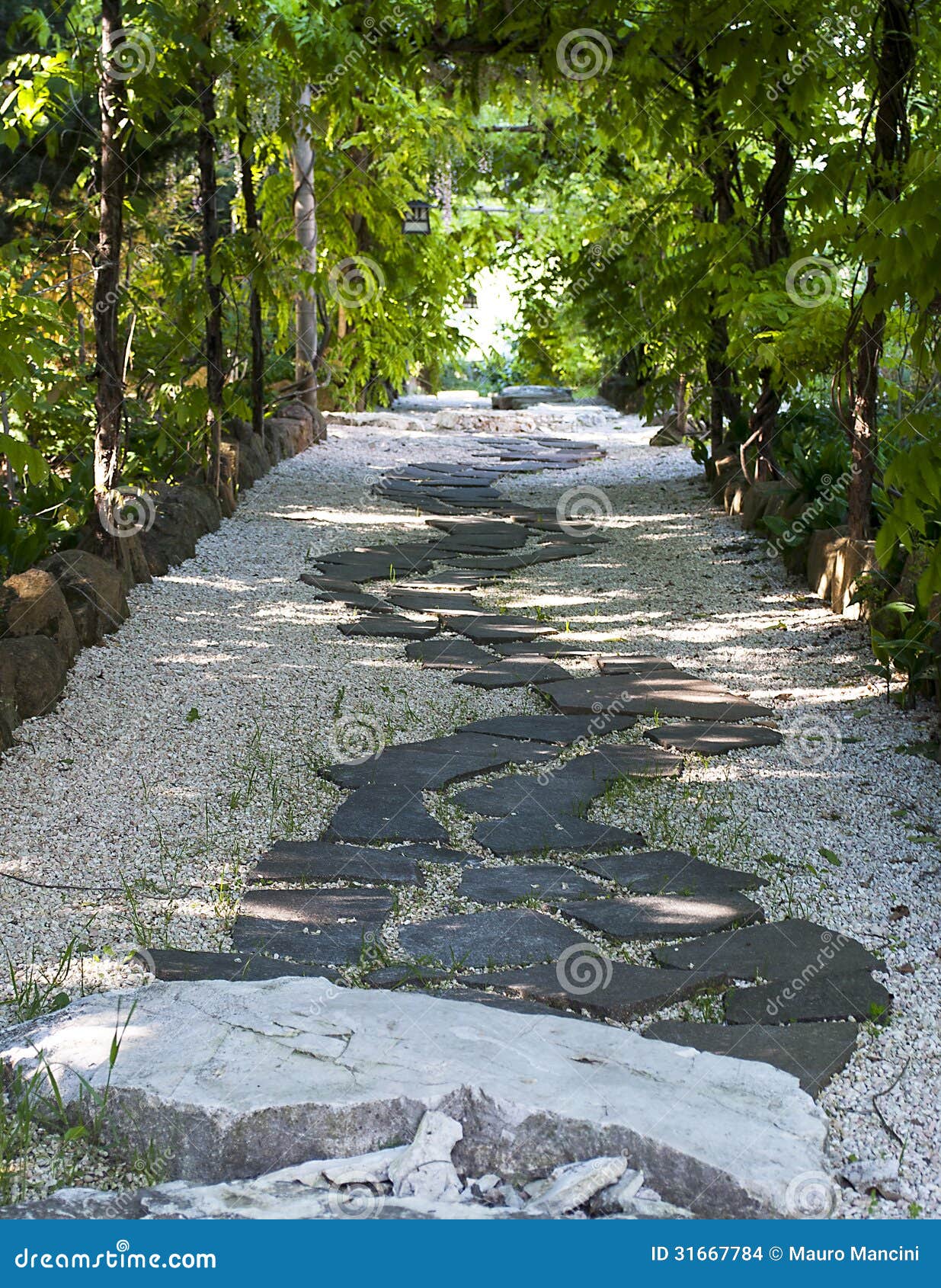 Japanese garden path stock photo. Image of travel, garden - 31667784