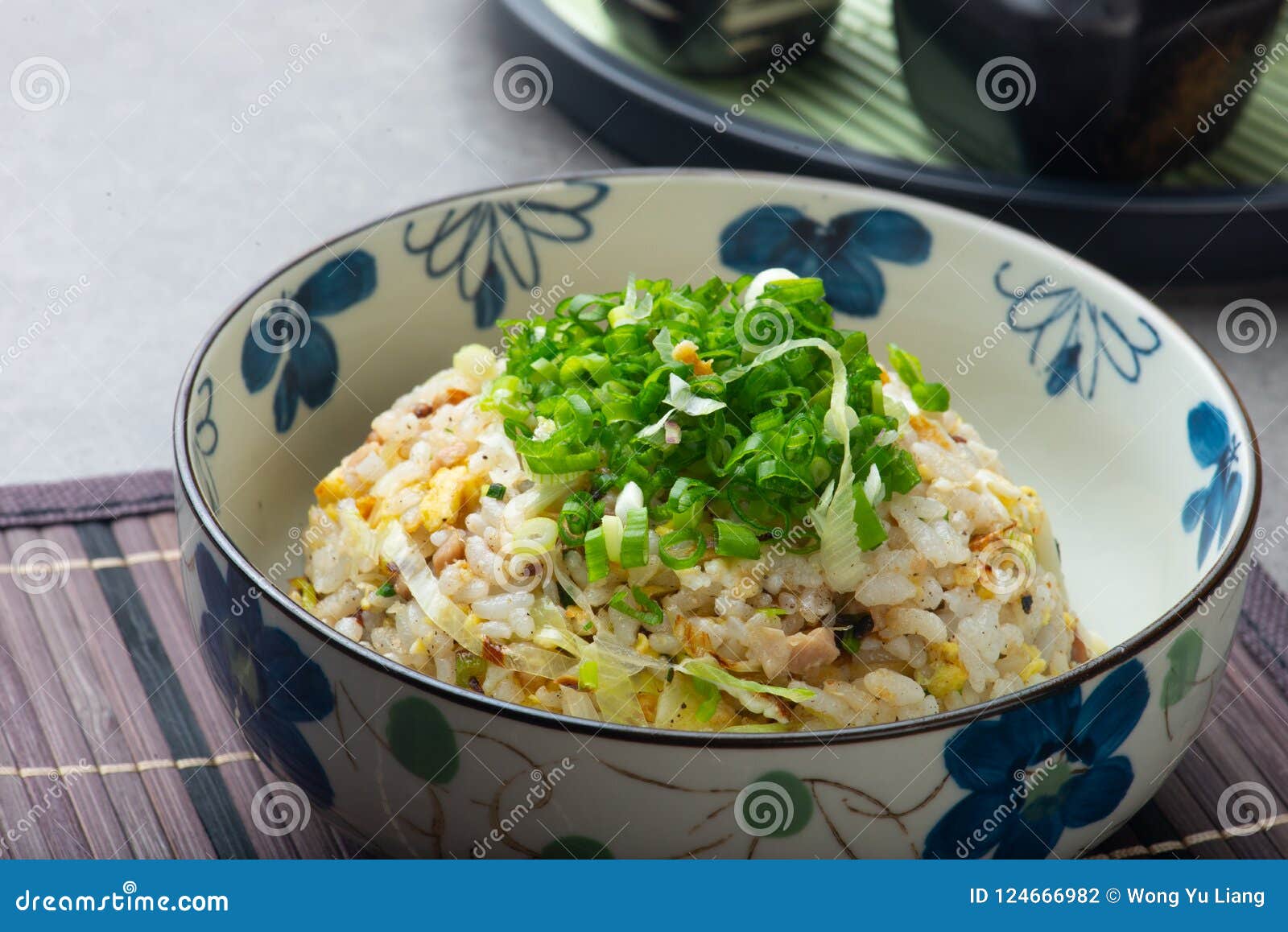 Japanese Garlic Rice stock photo. Image of restaurant - 124666982