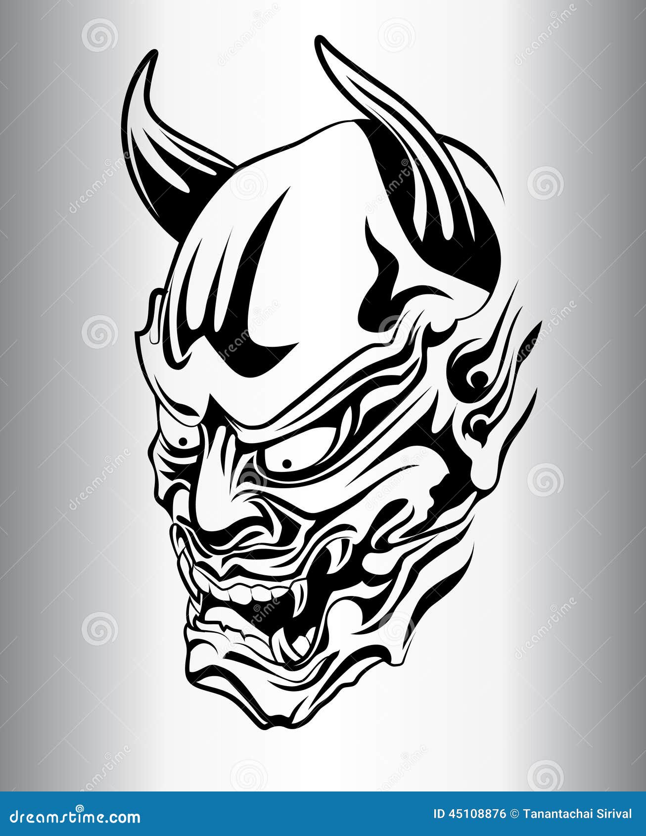 Japanese ghost, vector stock vector. Illustration of school - 45108876