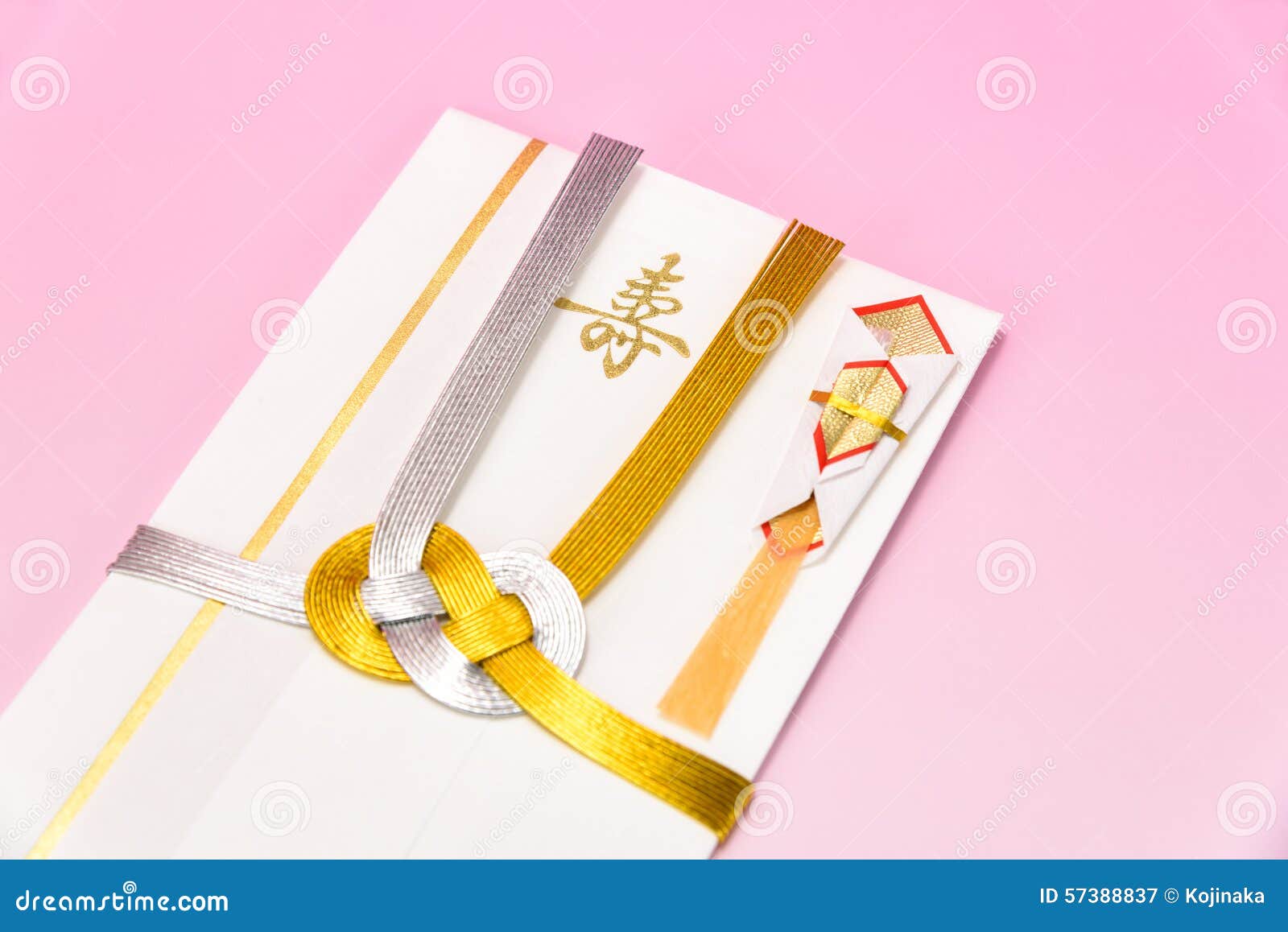 Japanese Gift Envelope And Crape Wrapper. Stock Photography ...