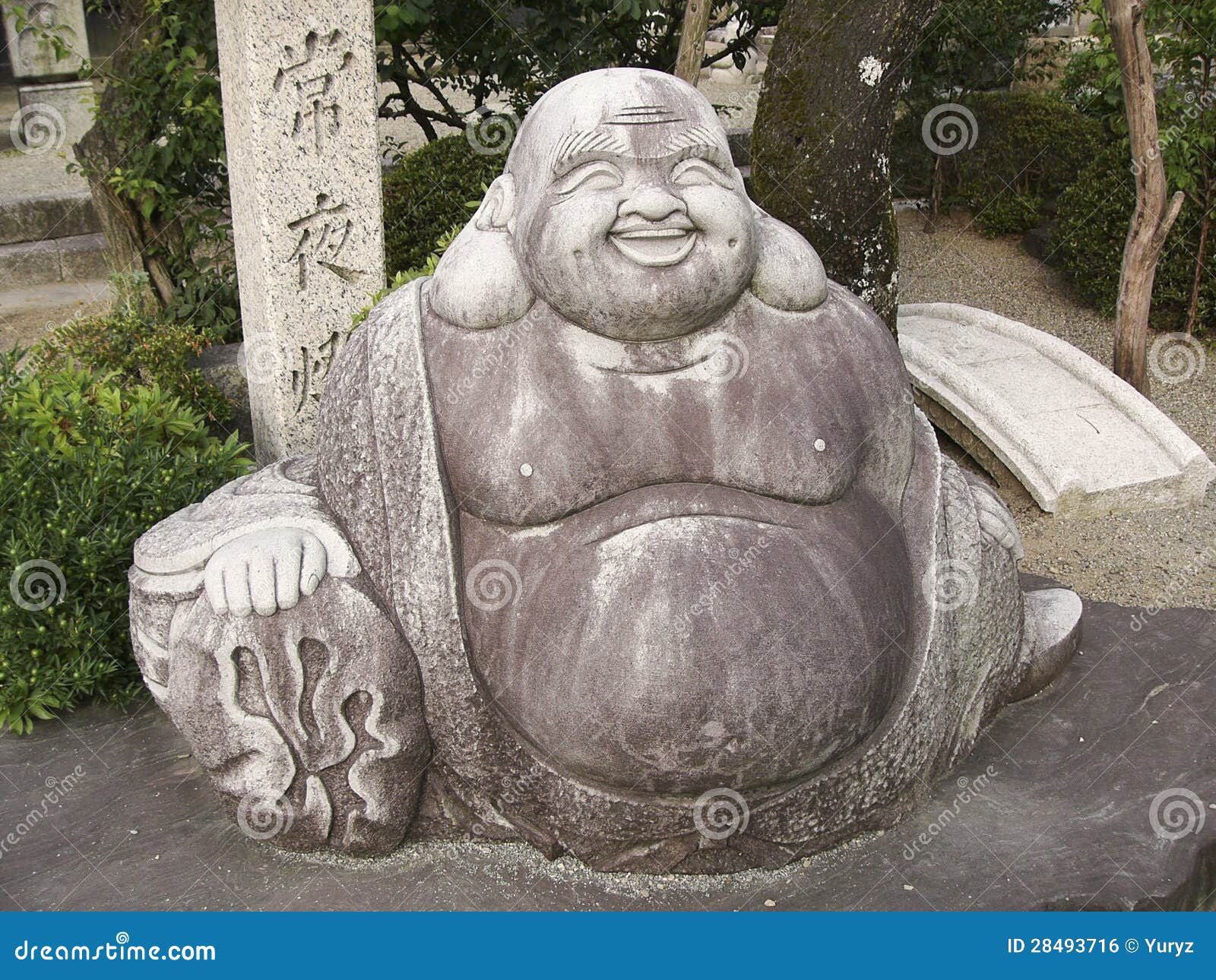 Japanese God Hotei stock photo. Image of happiness, buddhism - 28493716