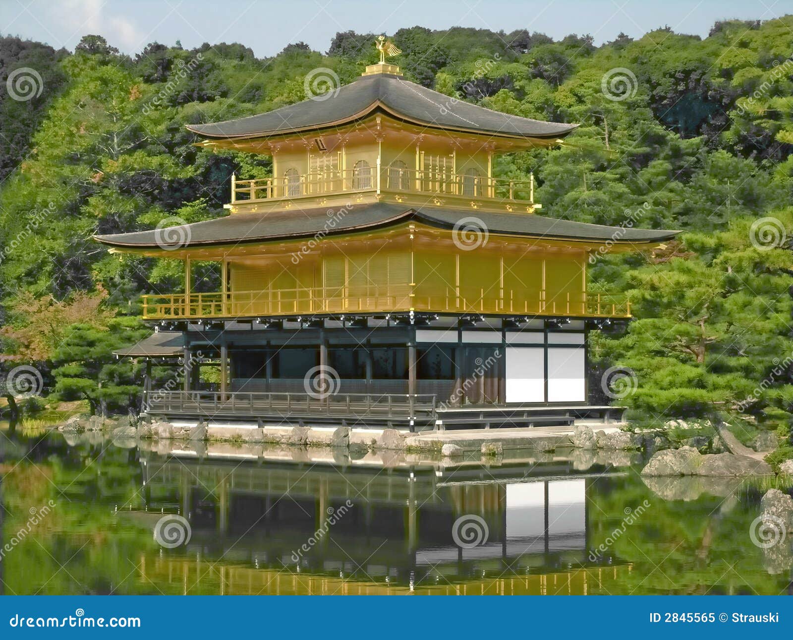 Japanese Golden Pavilion stock image. Image of traditional - 2845565