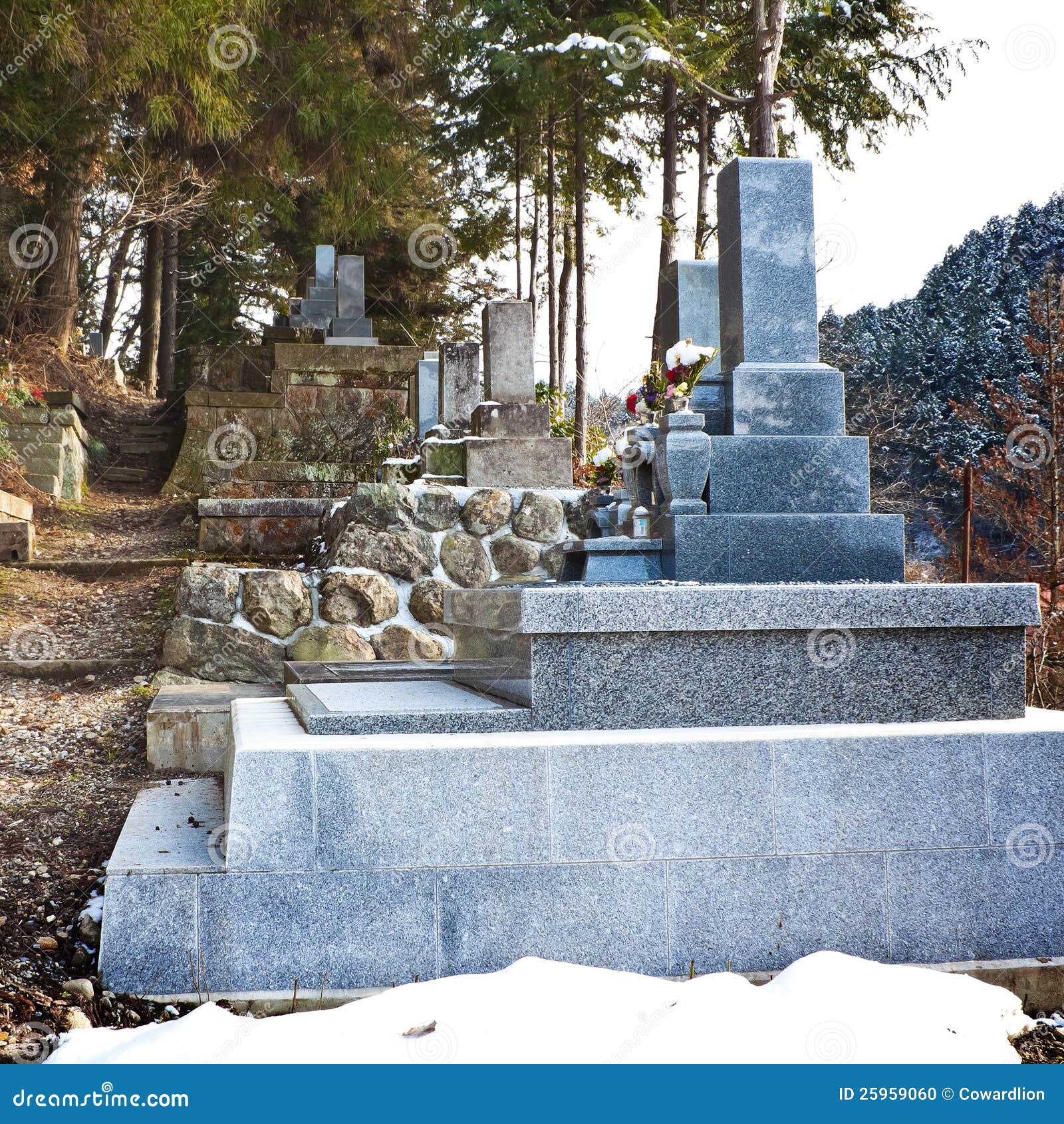 Japanese Grave stock photo. Image of japanese, landscape - 25959060