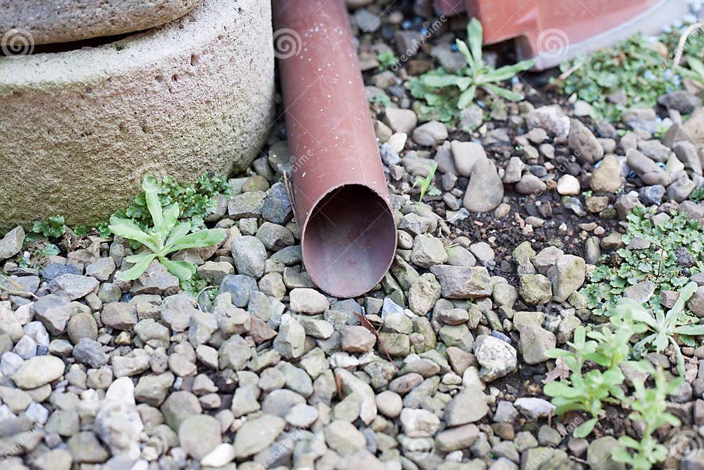 Japanese Guttering Downpipe Stock Photo - Image of gutter, downpipe ...