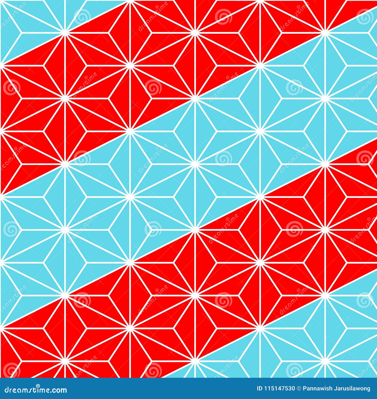 Japanese hemp leaf pattern stock vector. Illustration of japan - 115147530