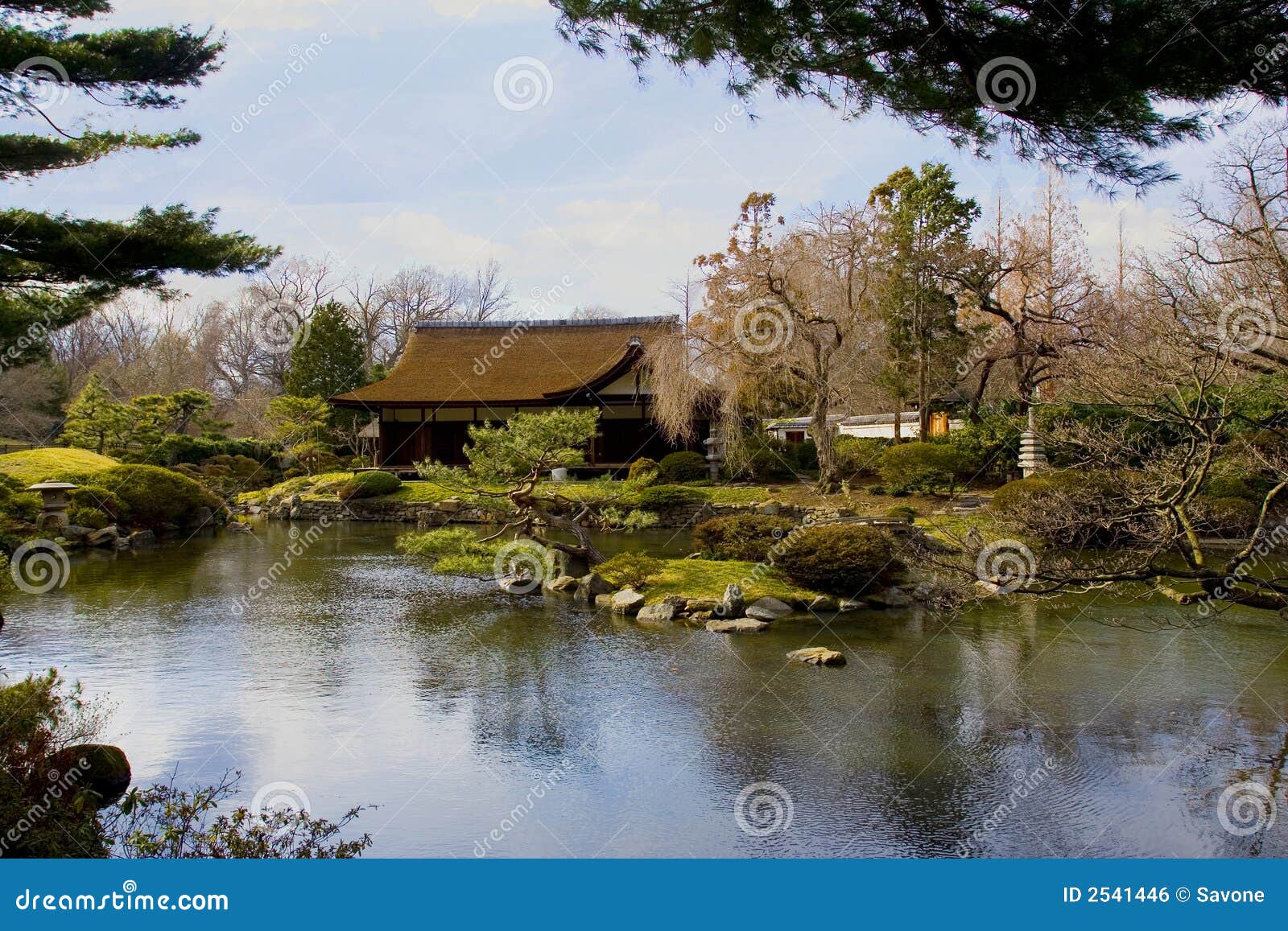 Japanese House stock photo. Image of garden, color, asia - 2541446