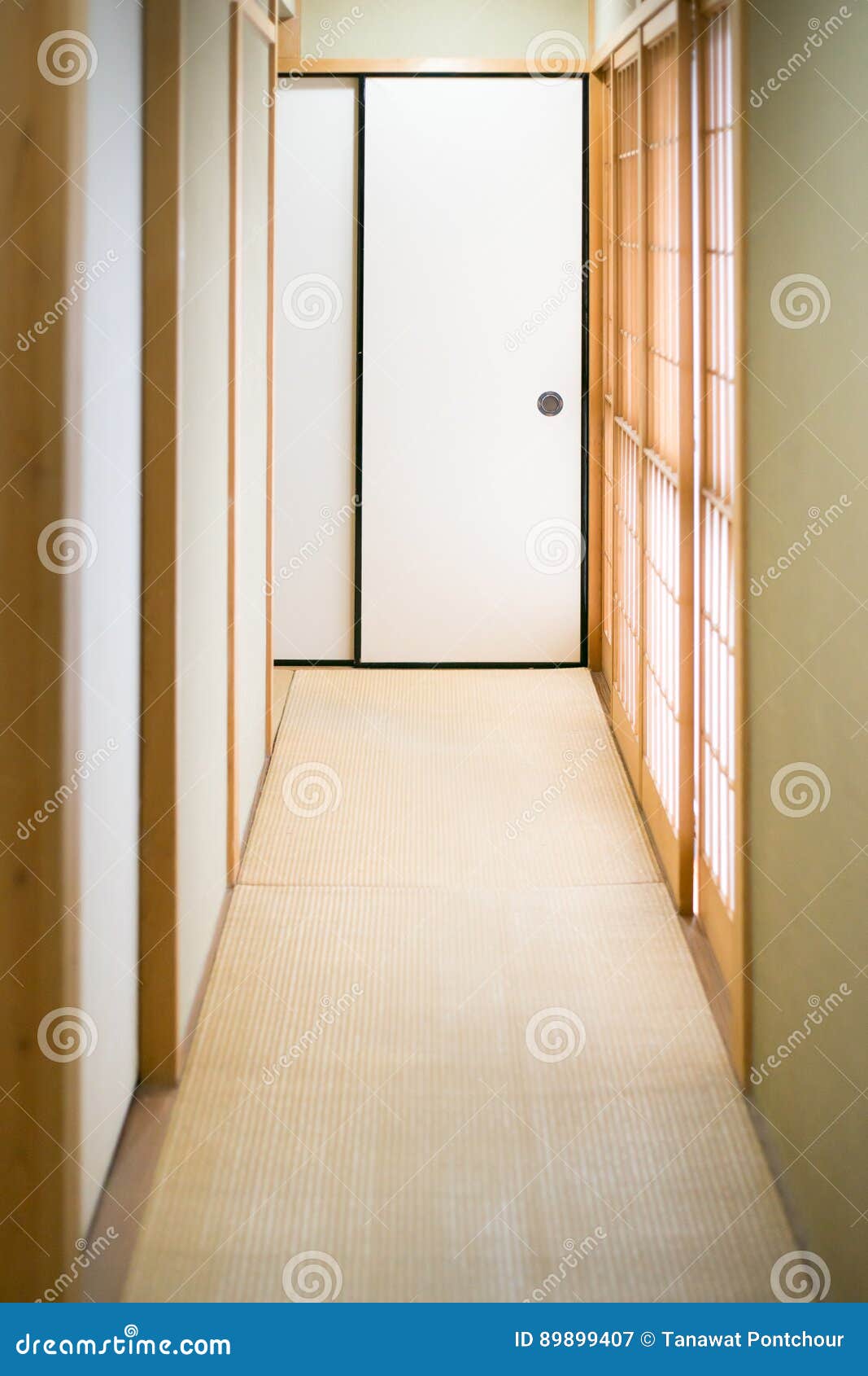 Japanese house corridor stock image. Image of oriental - 89899407