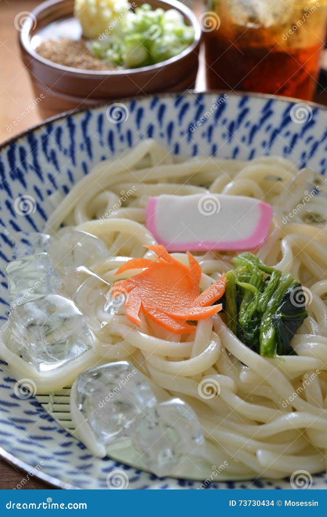 Japanese Ice Ramen stock photo. Image of fish, cube, cuisine - 73730434