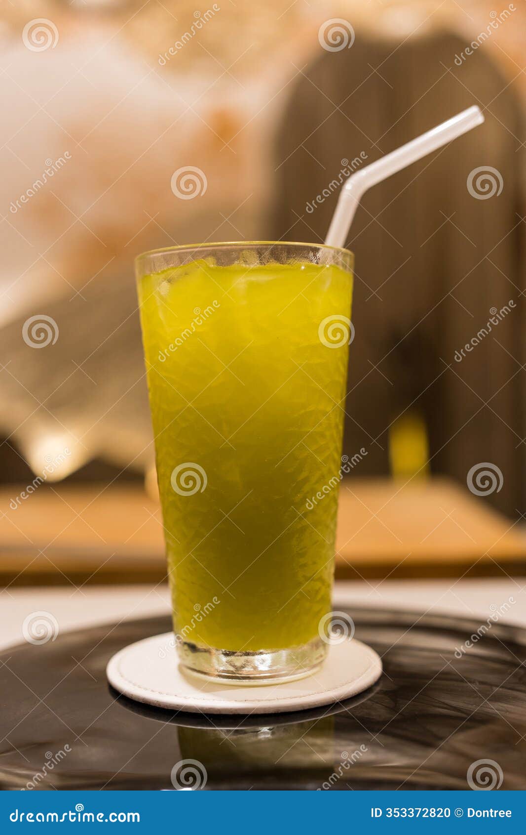 Japanese iced green tea stock photo. Image of temperature - 353372820