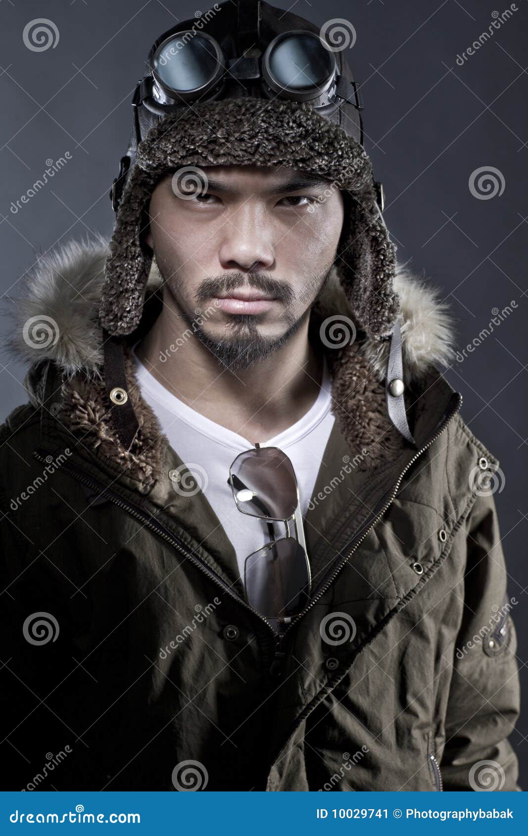 Japanese Kamikaze Pilot stock image. Image of asian, pilot - 10029741