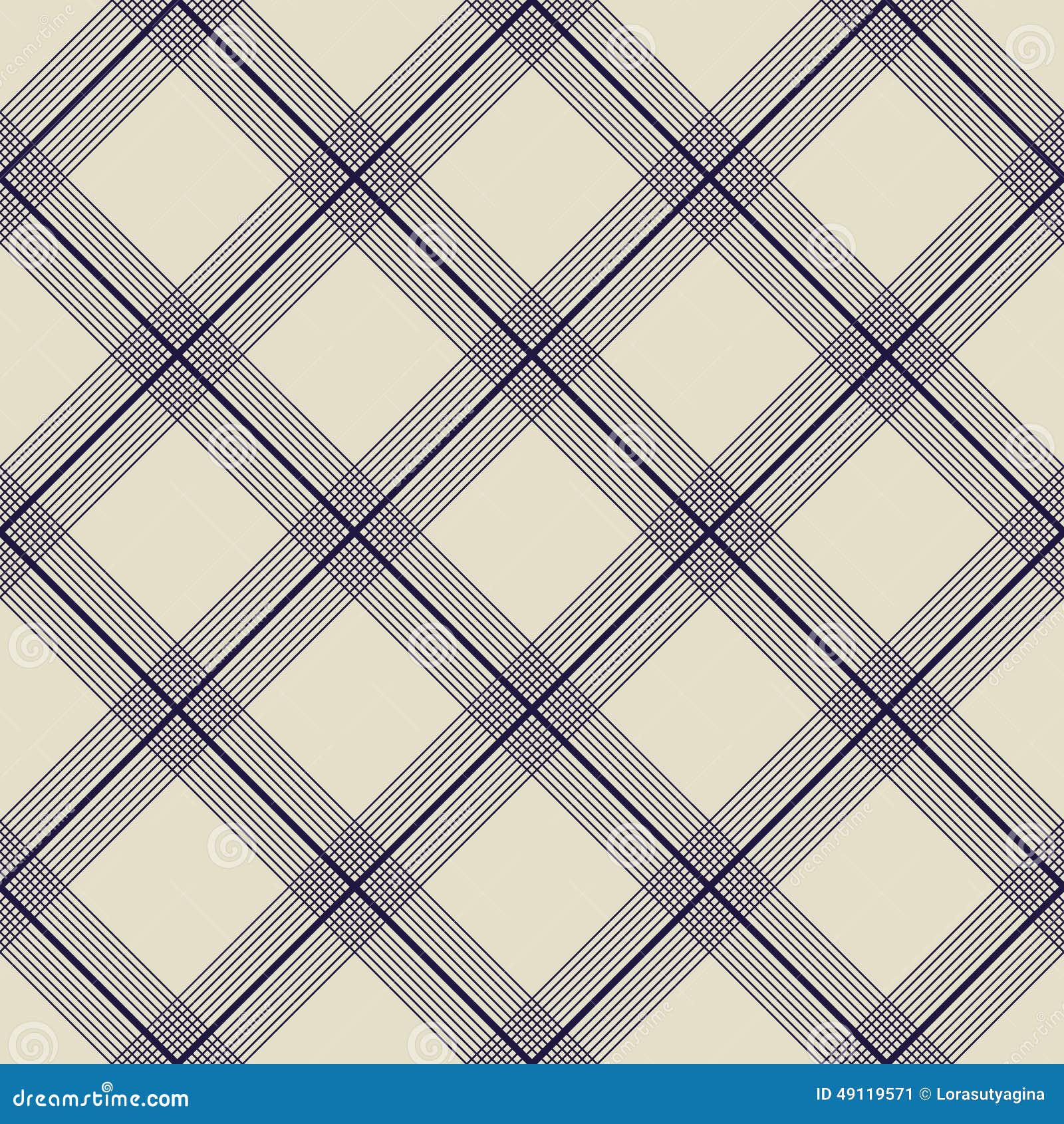 Japanese Kimono Pattern. Seamless Vector Illustration. Checkered Stock ...