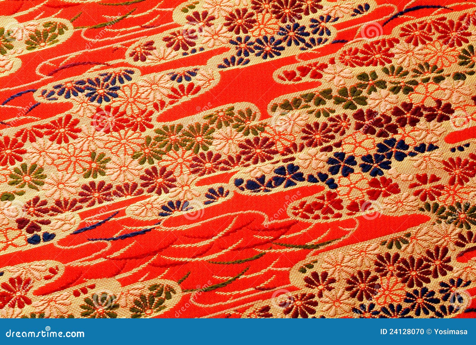 Japanese Kimono Texture Stock Photo - Image: 24128070