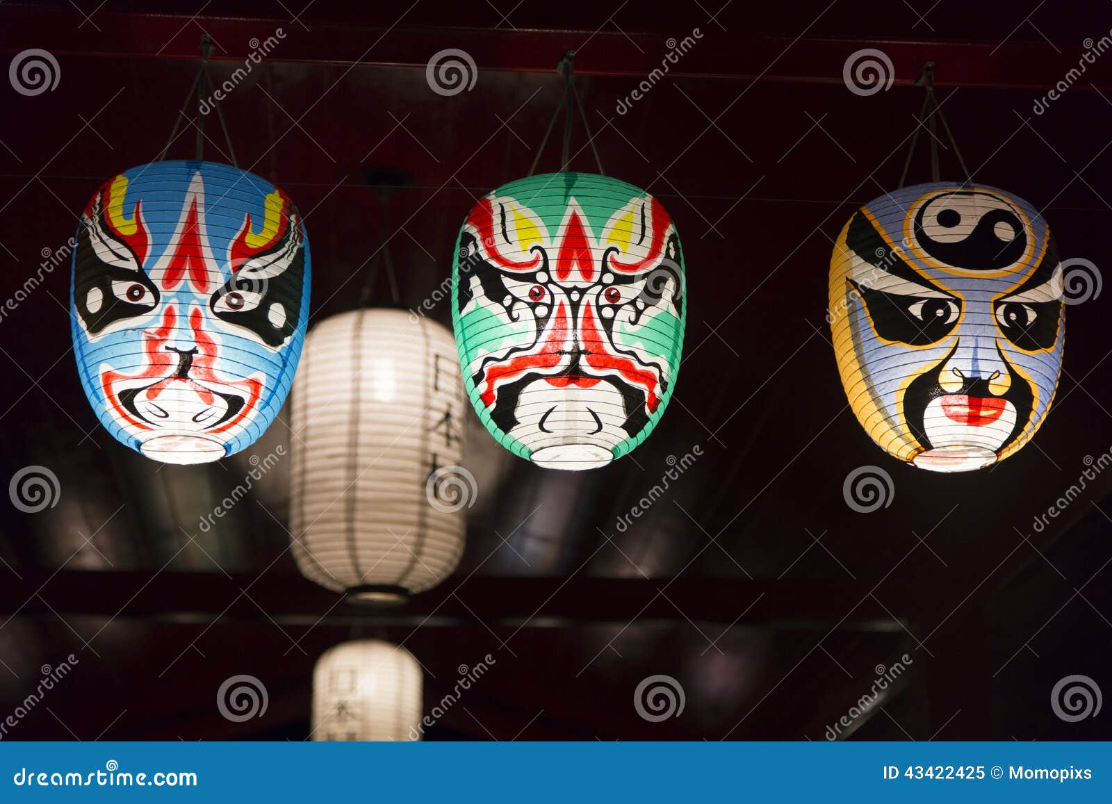 Japanese lantern stock image. Image of culture, lantern - 43422425