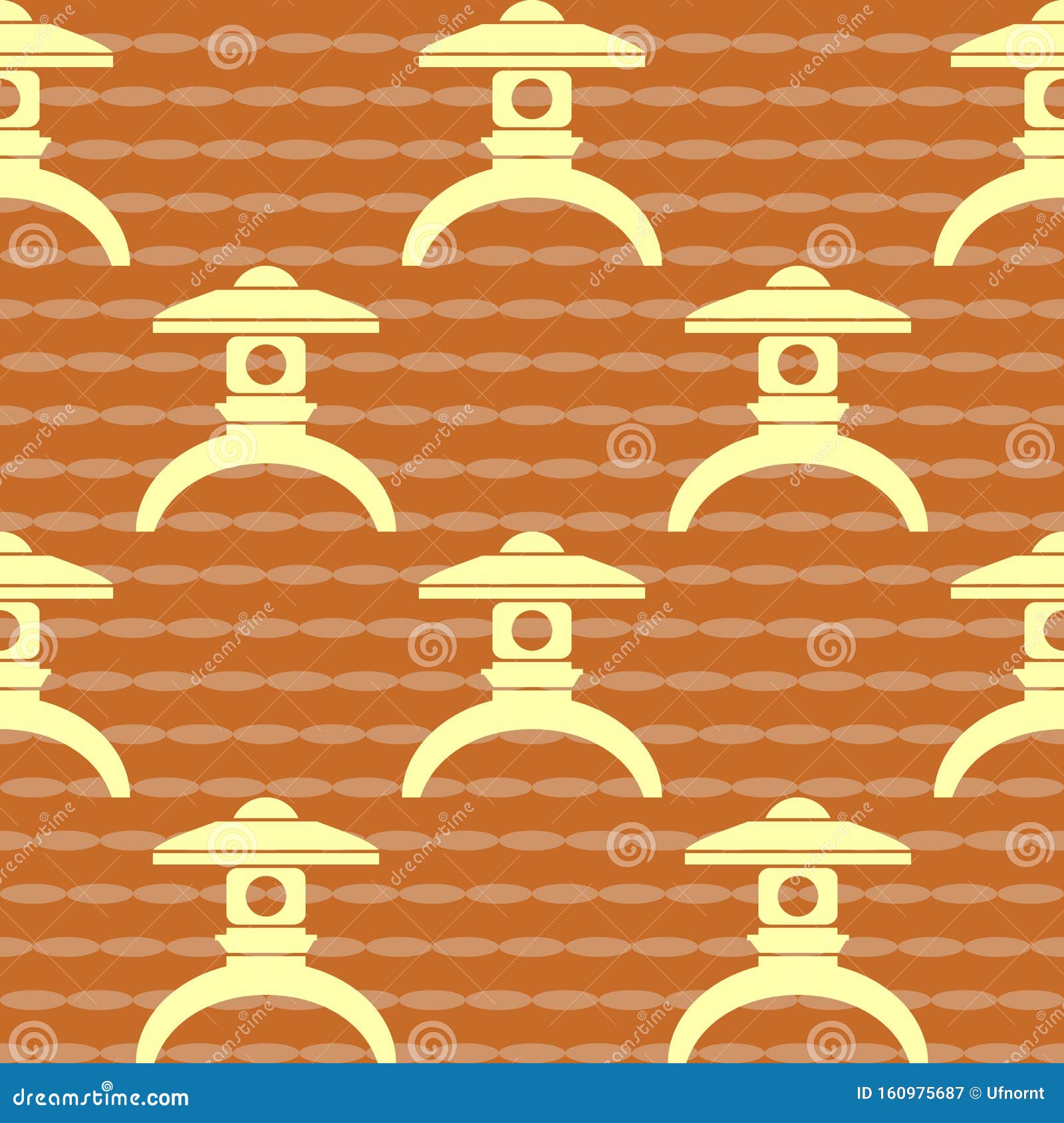 Japanese lantern pattern stock vector. Illustration of festival - 160975687