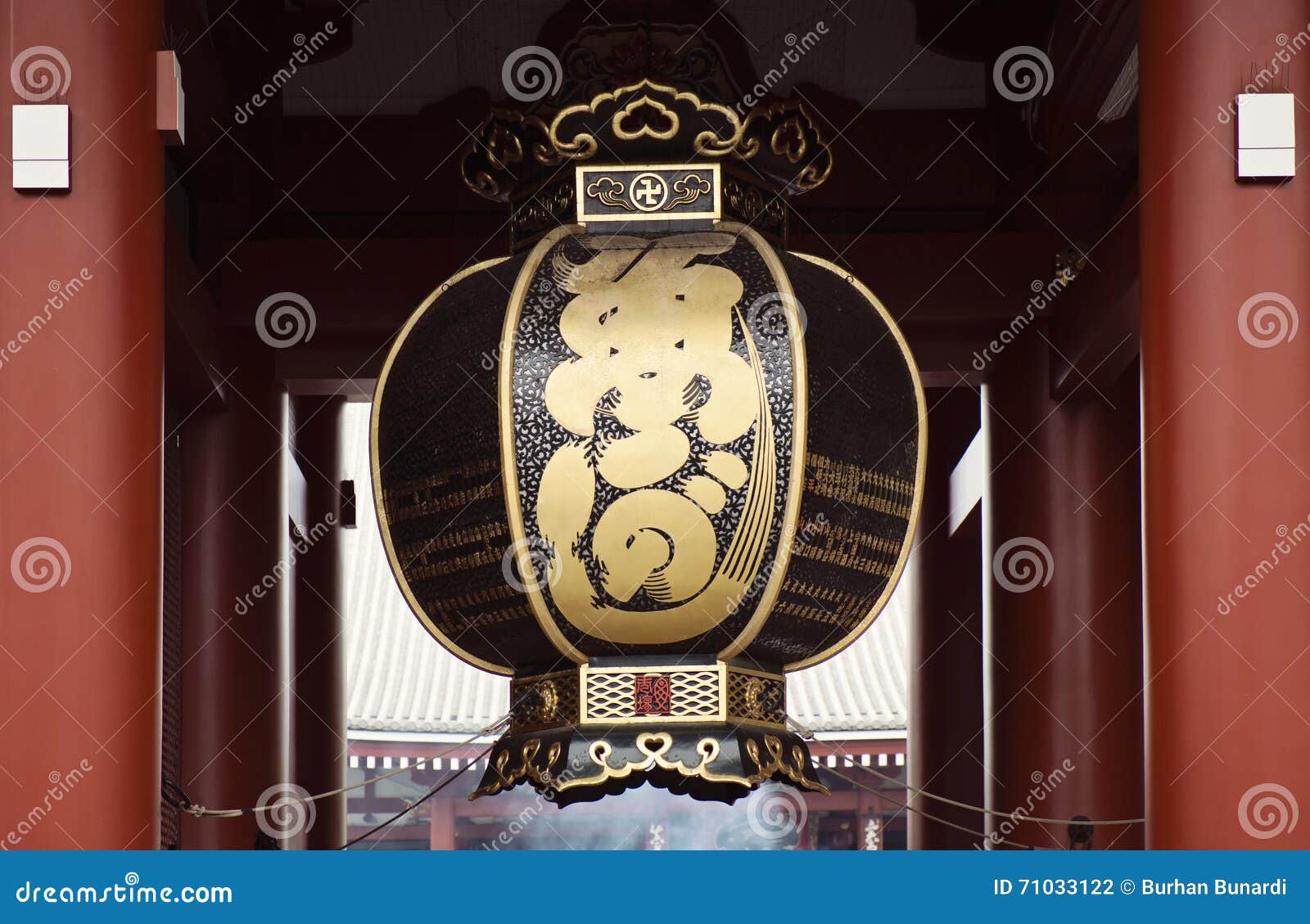 Japanese lanterns stock photo. Image of landmark, asakusa - 71033122