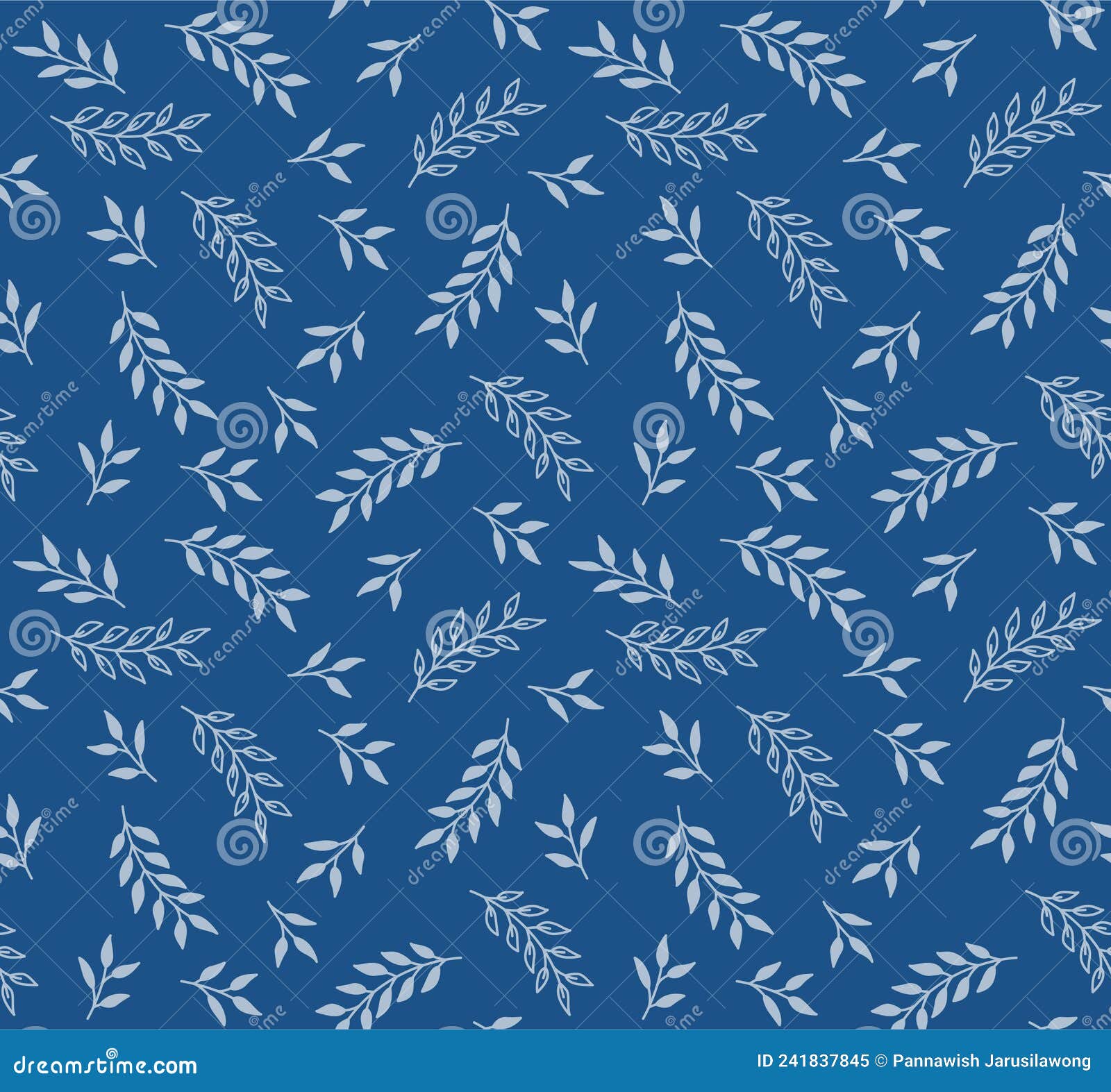 Japanese Leaf Branch Fall Vector Seamless Pattern Stock Vector ...