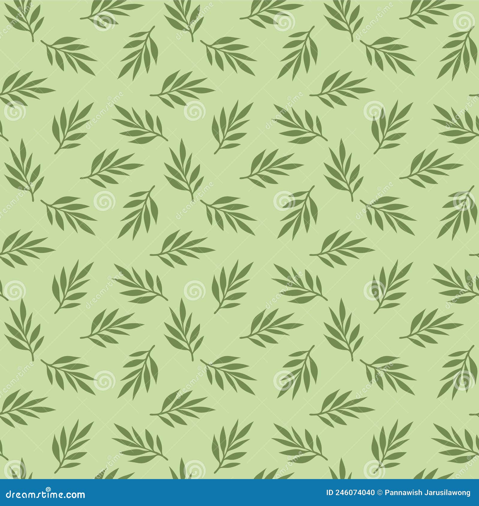 Japanese Leaf Motif Vector Seamless Pattern Stock Vector - Illustration ...