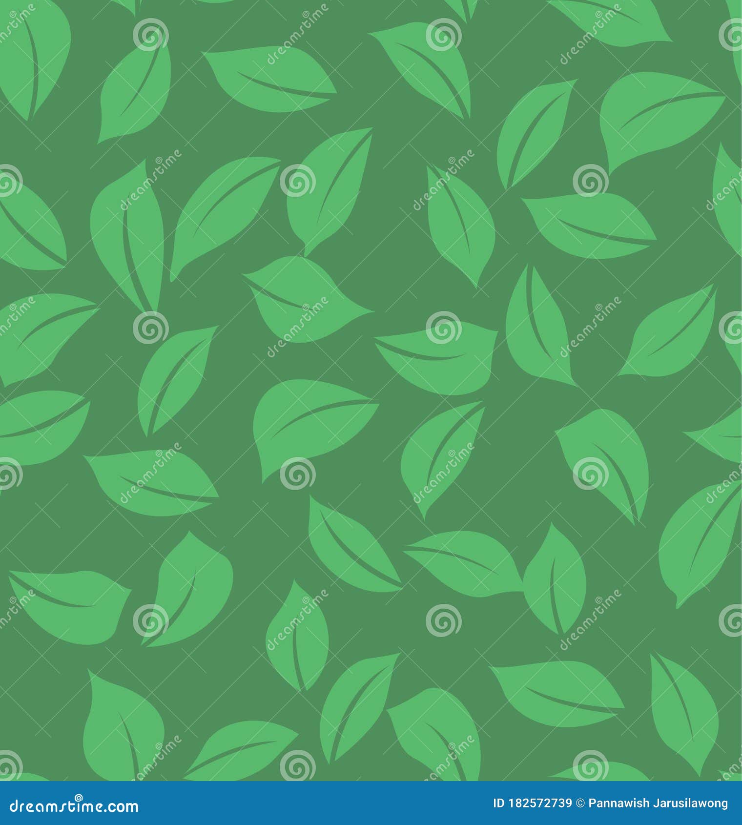 Japanese Leaf Motif Vector Seamless Pattern Stock Vector - Illustration ...