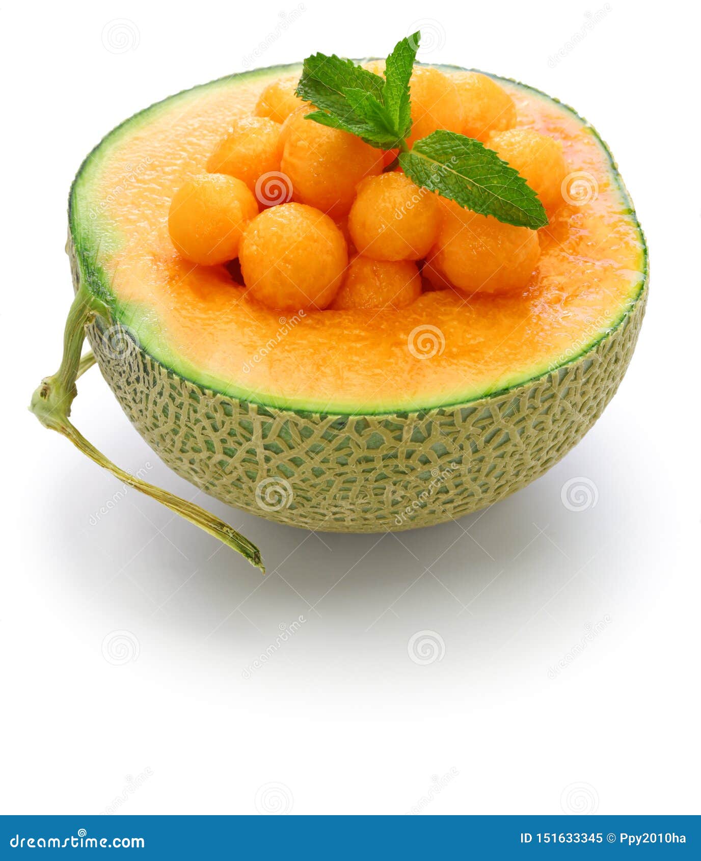 Japanese luxury melon stock image. Image of furano, orange - 151633345