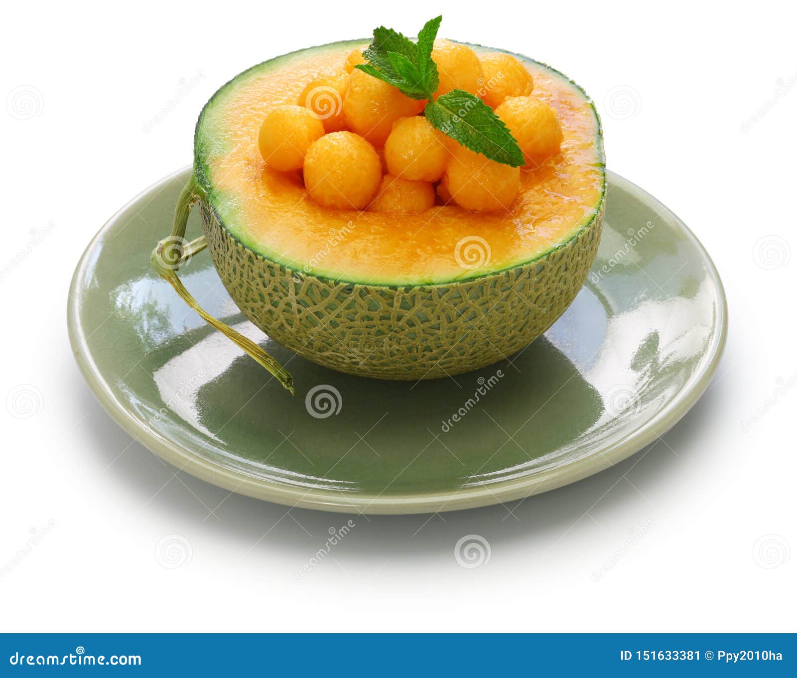 Japanese luxury melon stock image. Image of ripe, high - 151633381