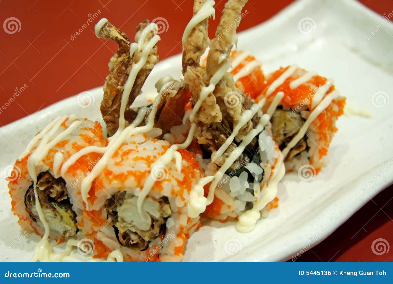 Japanese maki stock photo. Image of asian, fish, platter - 5445136