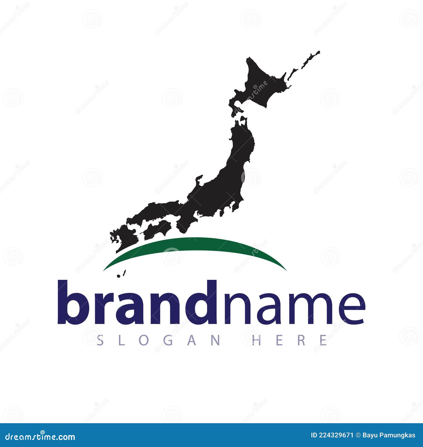 Japanese Map Logo Icon Vector Stock Vector - Illustration of hiroshima ...