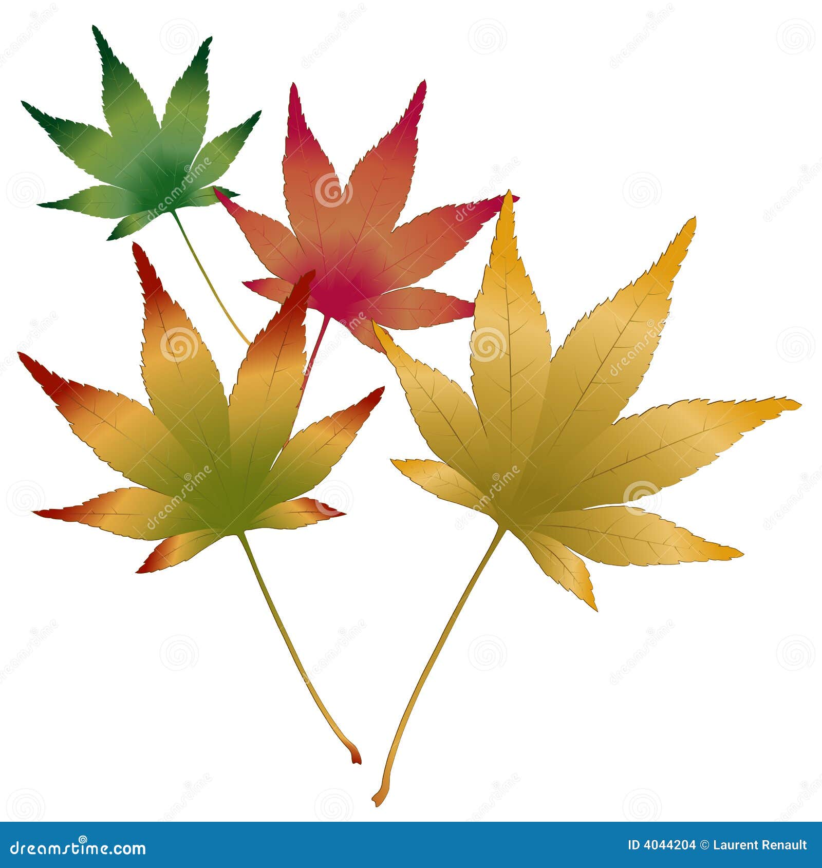 Red Japanese Maple Tree And Fujiyama Mountain Cartoon Vector ...