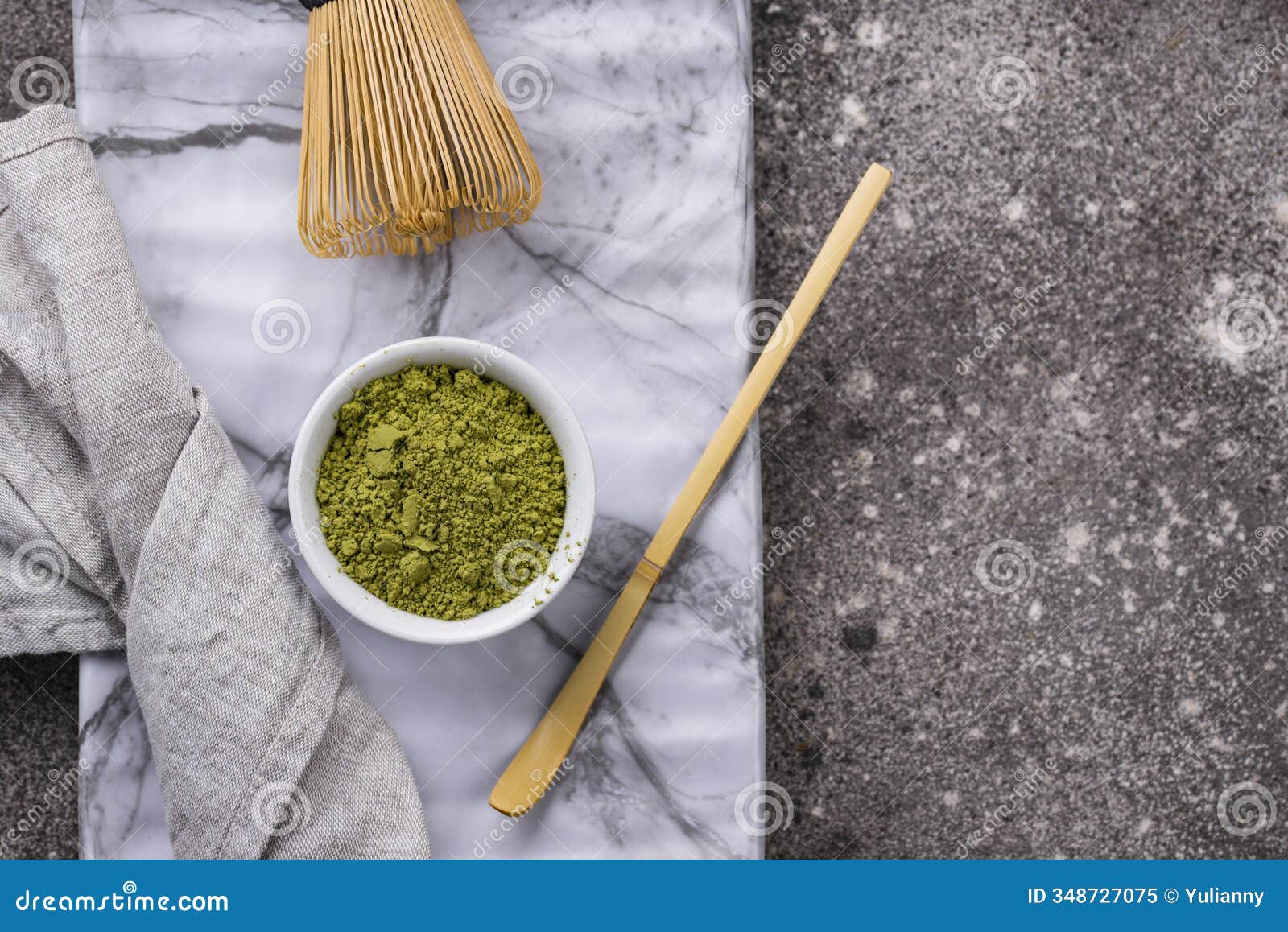 Japanese Matcha Green Tea Powder Stock Image - Image of japanese, plant ...