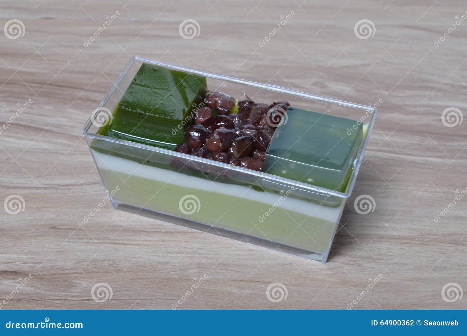 Japanese matcha pudding stock photo. Image of japanese - 64900362