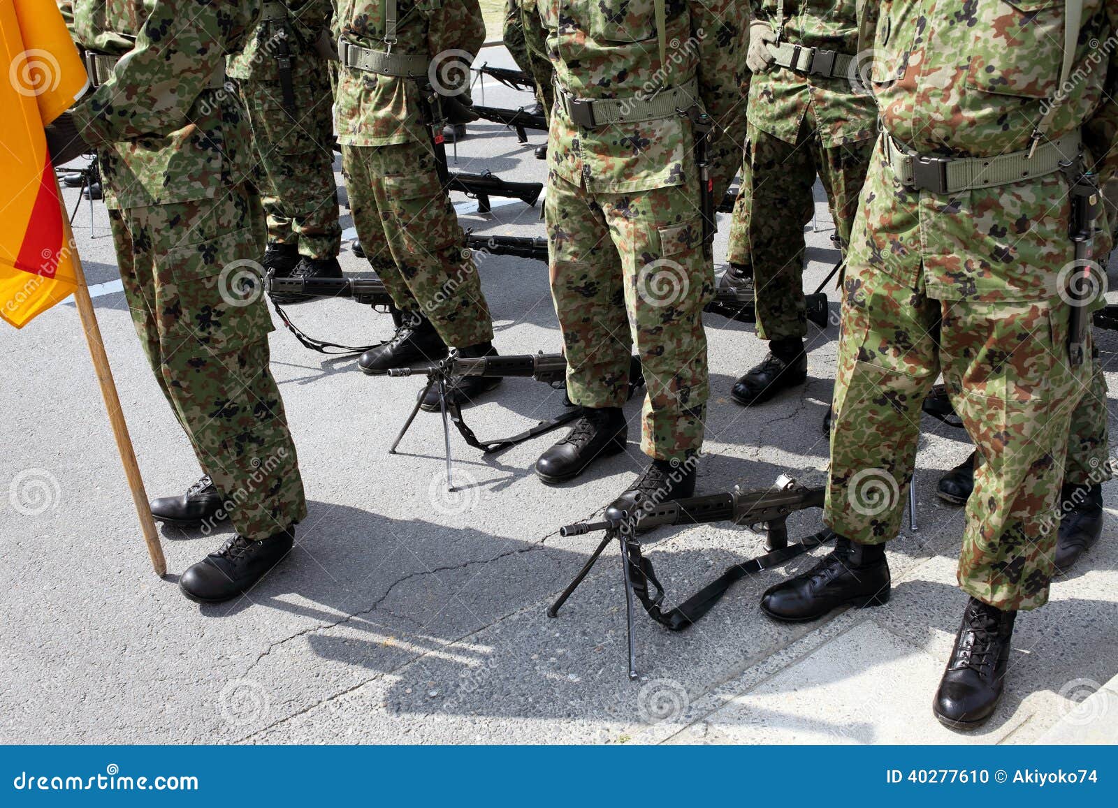 Japanese military base stock photo. Image of asian, fight - 40277610
