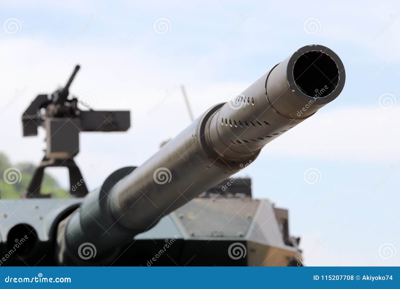 Old Military Cannon Pointing Straight At Viewer Royalty-Free Stock ...